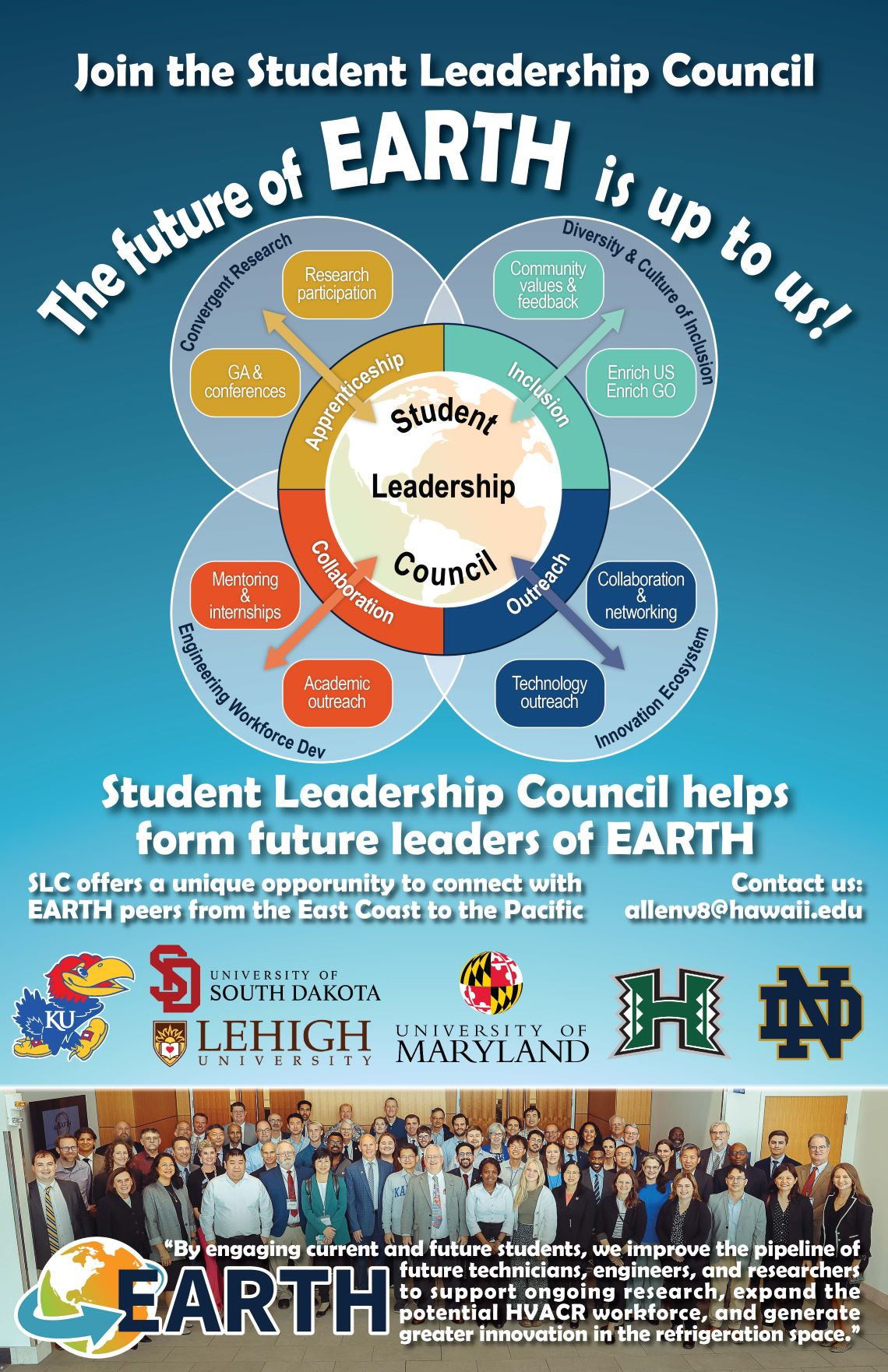 Council of Students | Environmentally Applied Refrigerant Technology Hub (EARTH)